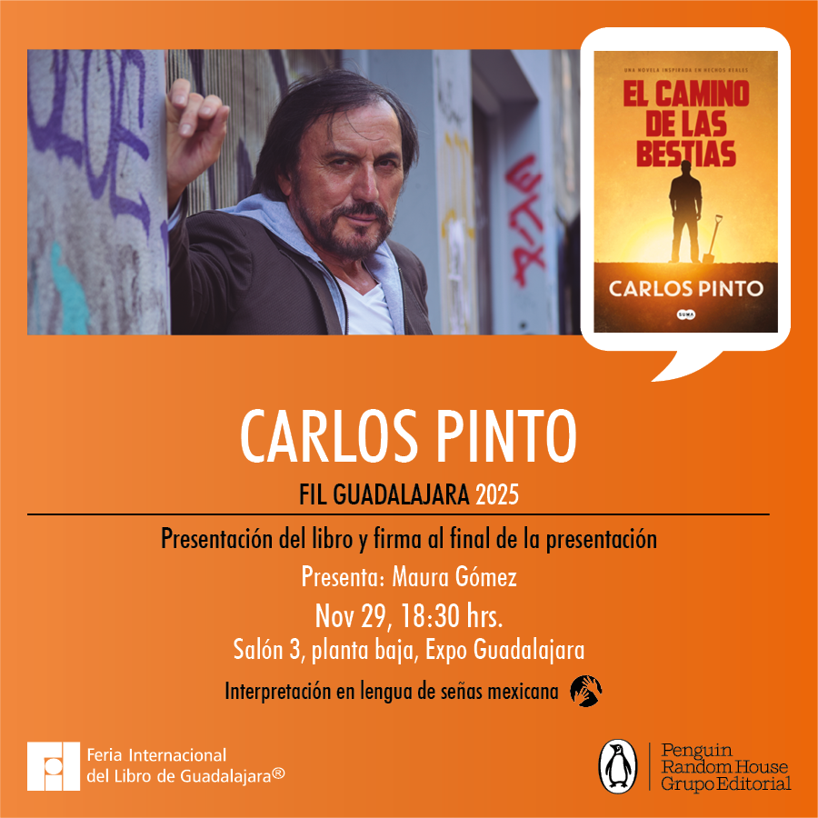 Carlos Pinto presenta "El camino de las bestias" en la FIL GDL 2025 ...